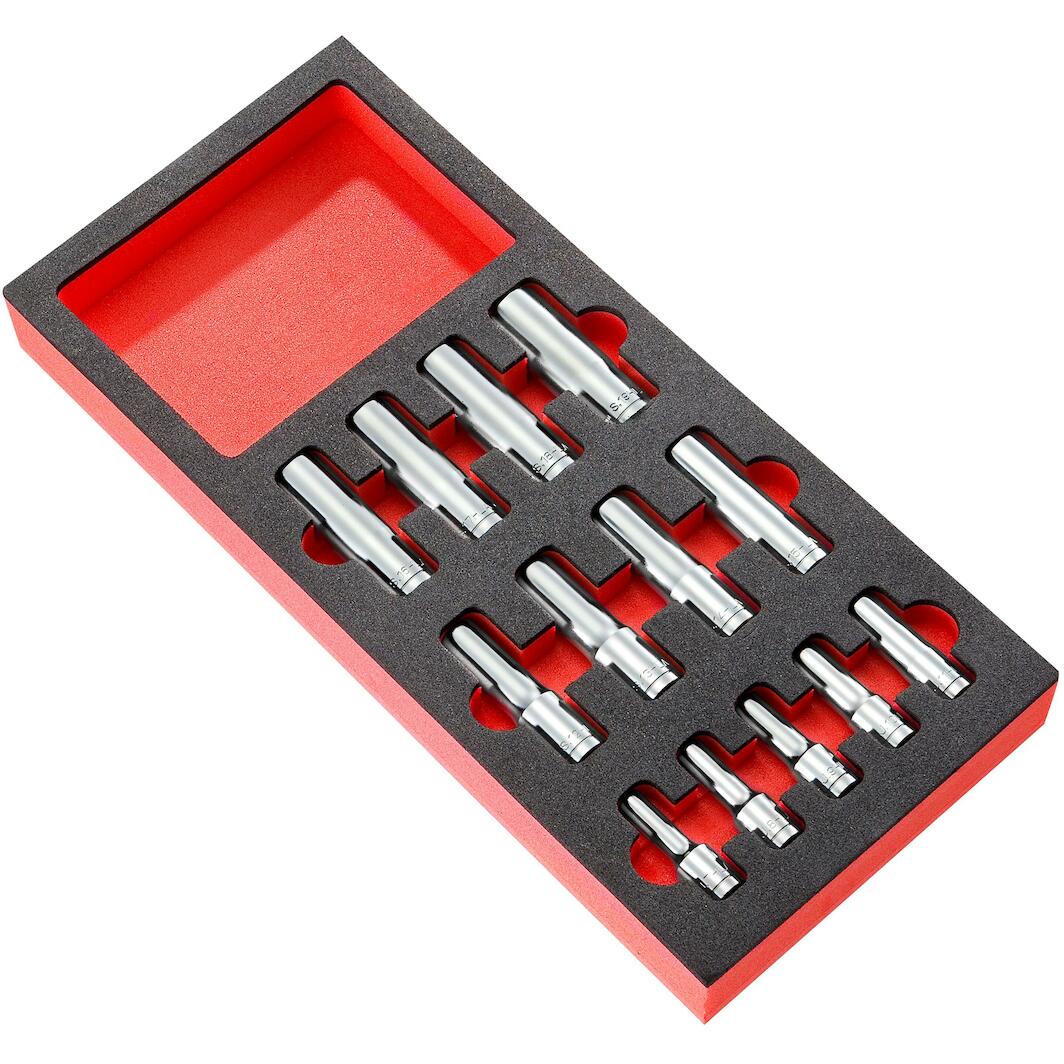 FACOM MODM.HLAPB long 6-sided caps set foam module 13-piece | Klium