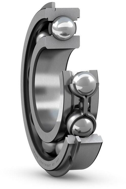 SKF 6208 NR single-row groove ball bearing cylindrical 40x80x18 mm | Klium