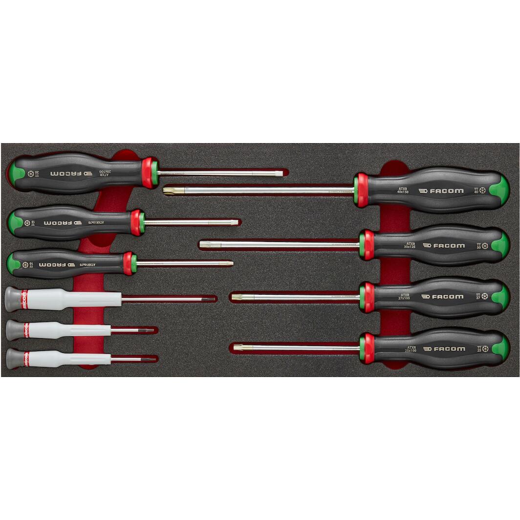 FACOM MODM.AT6PB ProTwist screwdriver set foam module 10-piece | Klium