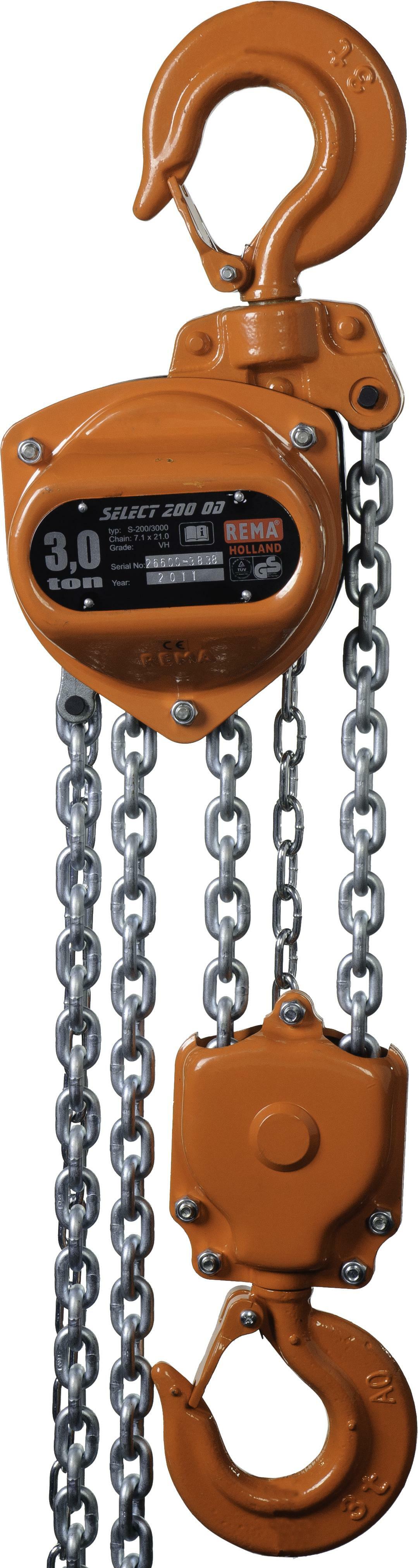 REMA 0120009-8 S-200 OD hand hoist (3000kg/8m) | Klium