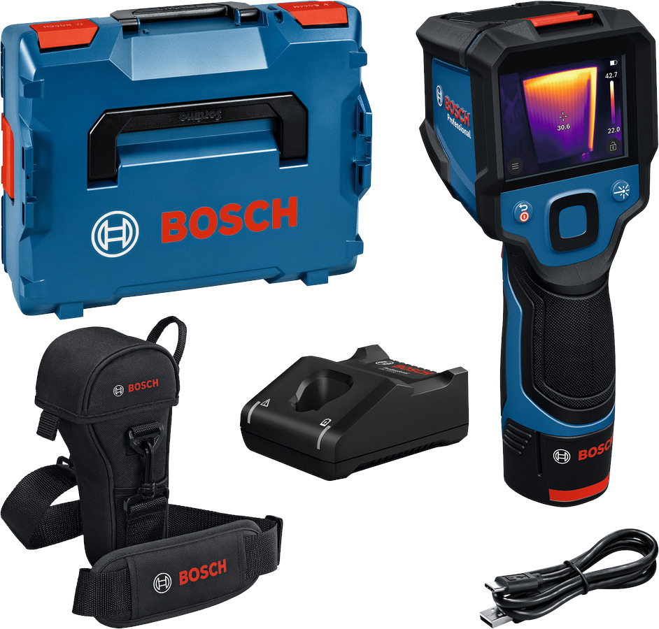 BOSCH GTC 12V-450-13 cordless thermal imaging camera in L-BOXX 136 (1x ...