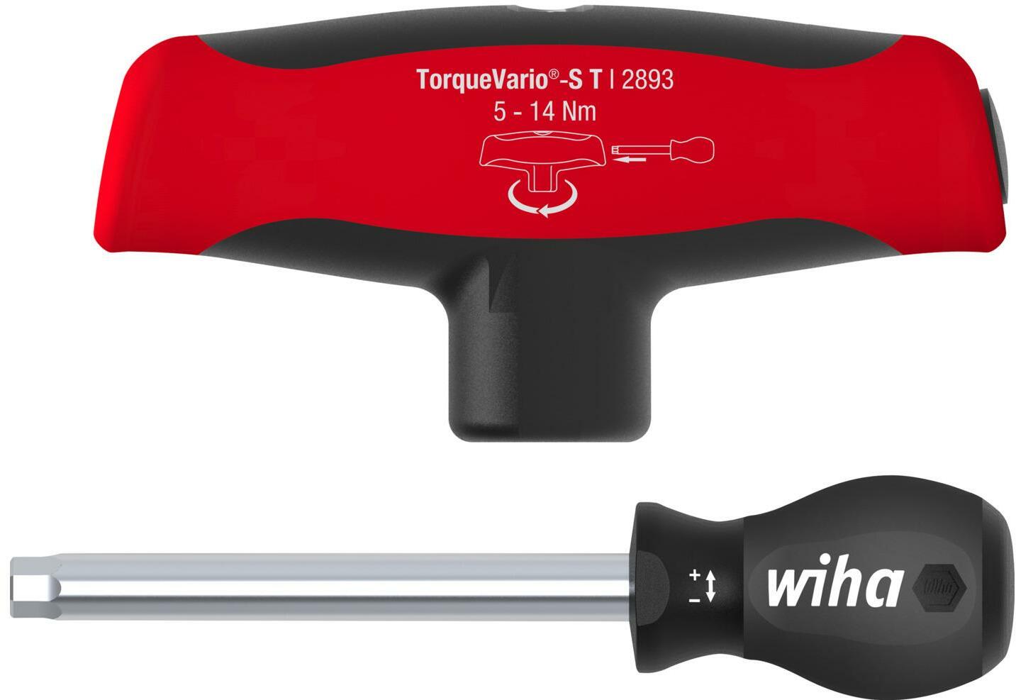 WIHA 289311500 Torque screwdriver with transverse handle TorqueVario-S ...