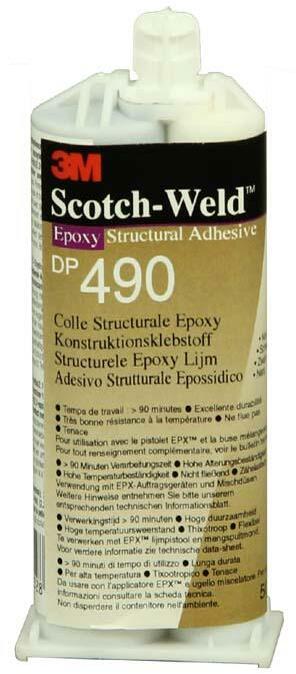3M - SCOTCH-WELD DP490 epoxy glue black 400 ml - 7100200501 | Klium