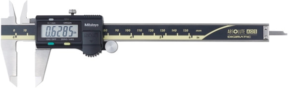 MITUTOYO 500-196-30 Digimatic ABS AOS caliper 0-6"/0-150mm in storage ...
