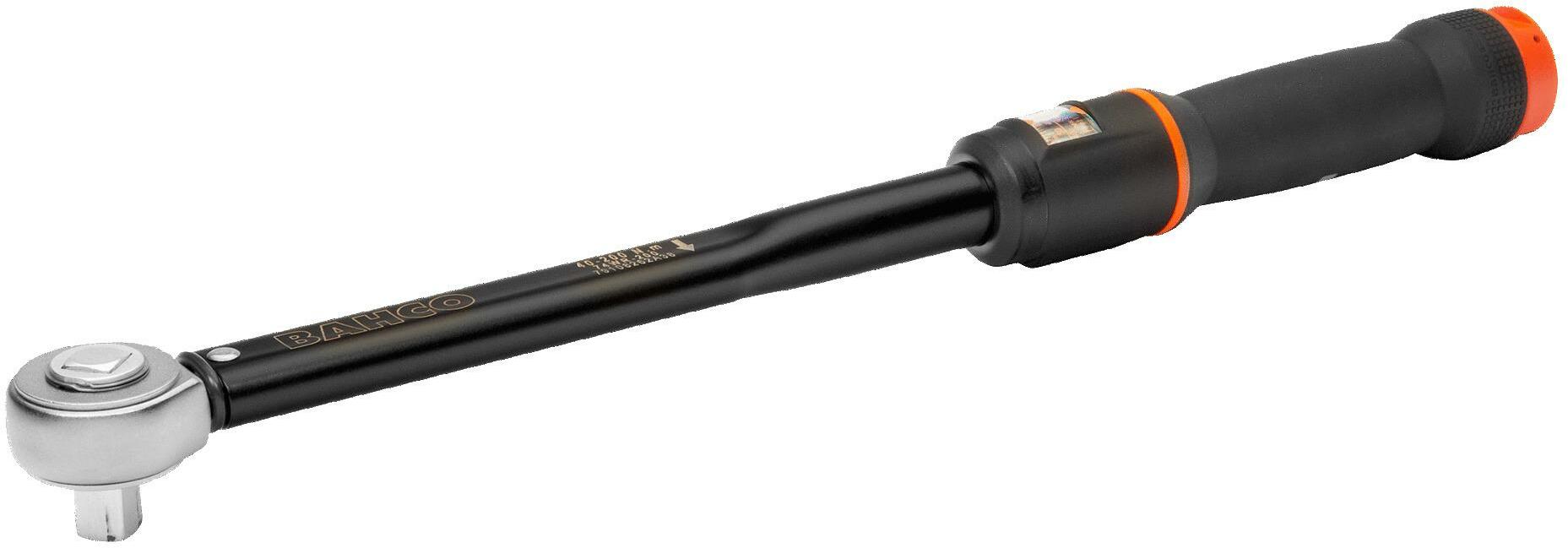 BAHCO 74WR-400 torque spanner with double scale and fixed ratchet head ...