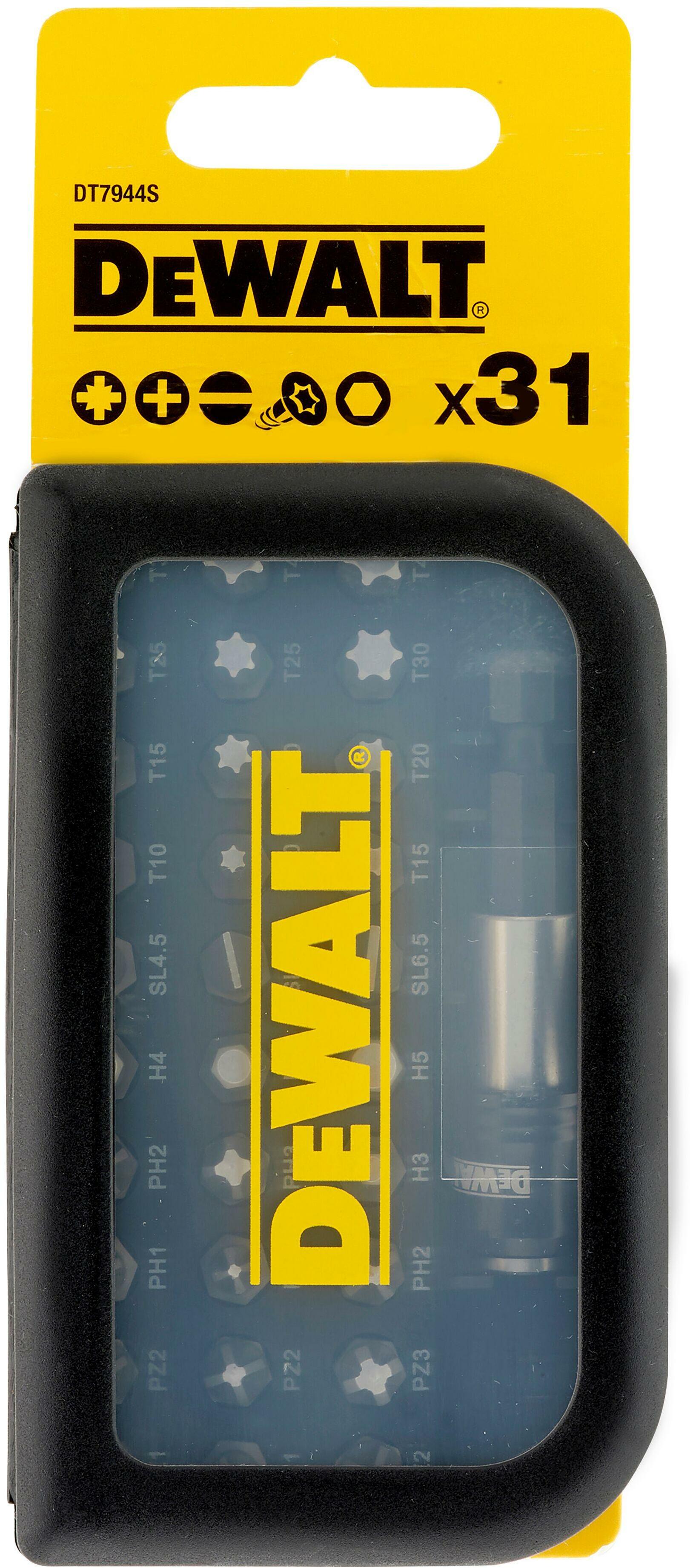 DEWALT DT7944S-QZ screwdriver bit set (H, Pz, Ph, Torx, slotted and bit ...