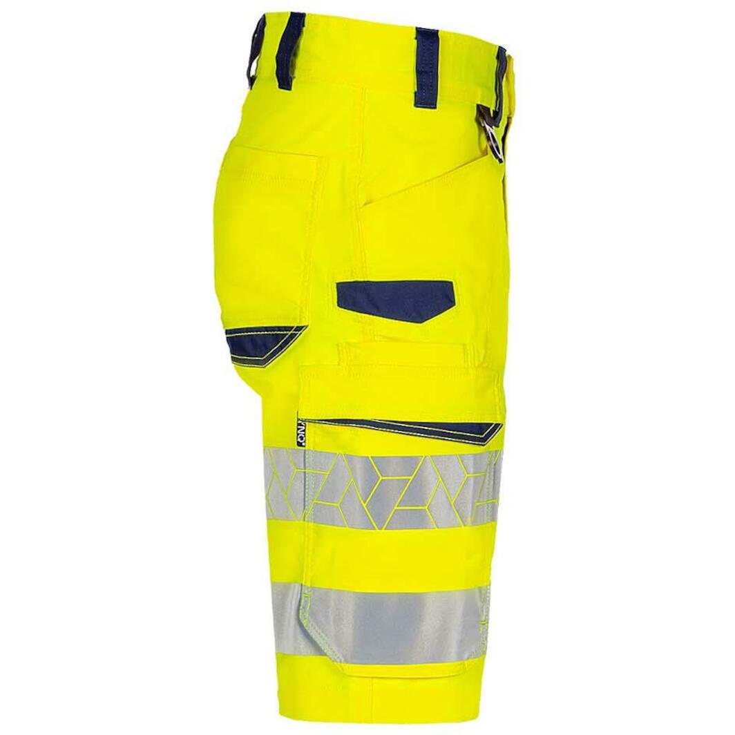 SYNQ SIDESEE 209W high-vis service shorts (fluorescent yellow/marine ...