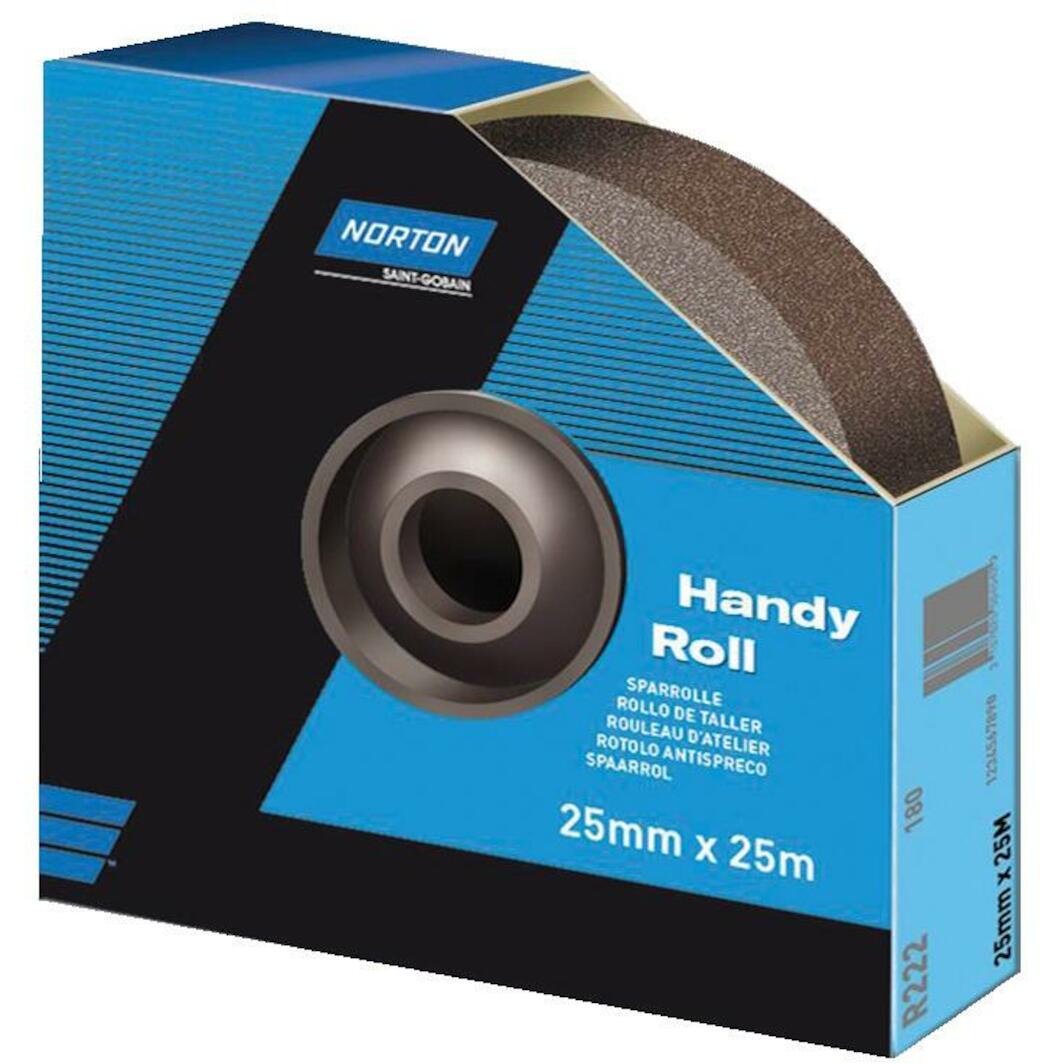 NORTON 63642531814 sanding roller RTH RHR 50x25000 R222 grit 120 | Klium