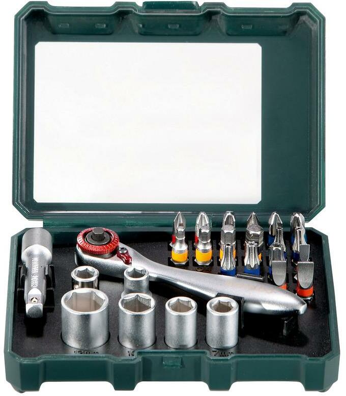 METABO 626701000 bit box and ratchet set SP 26-piece | Klium