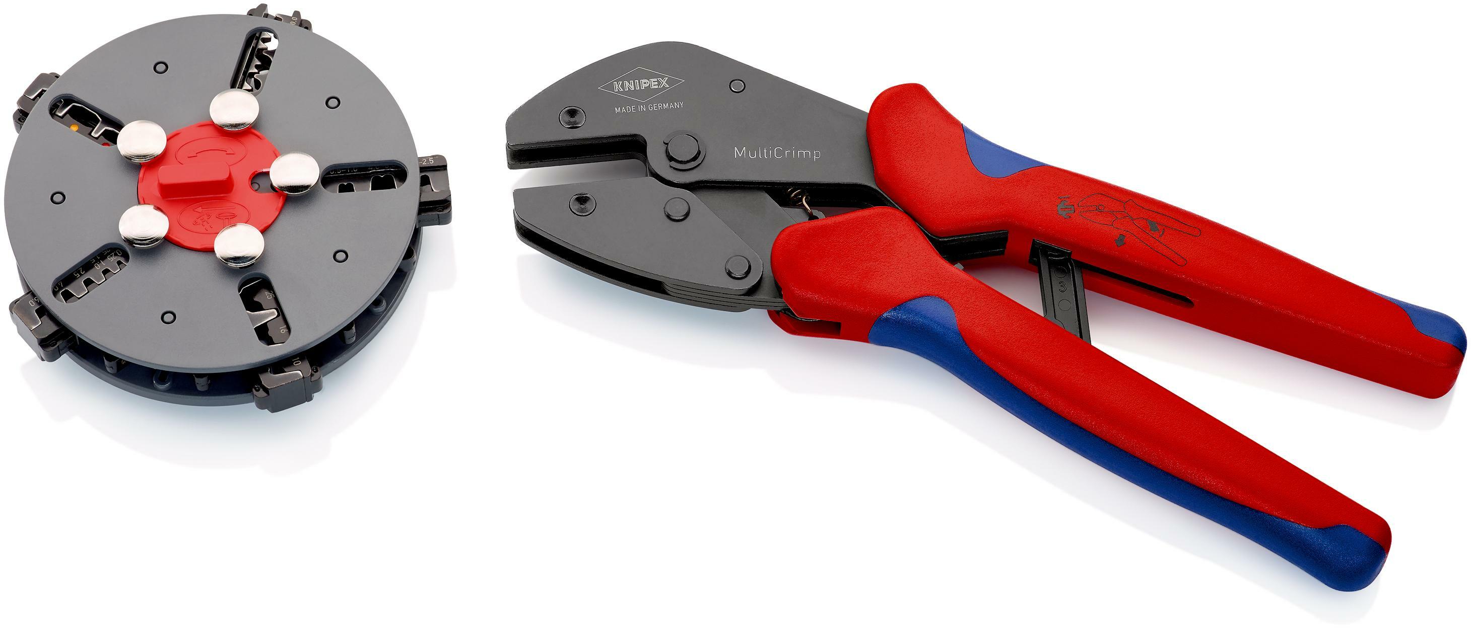 KNIPEX 97 33 02 MultiCrimp crimping pliers with fixed T handle with ...