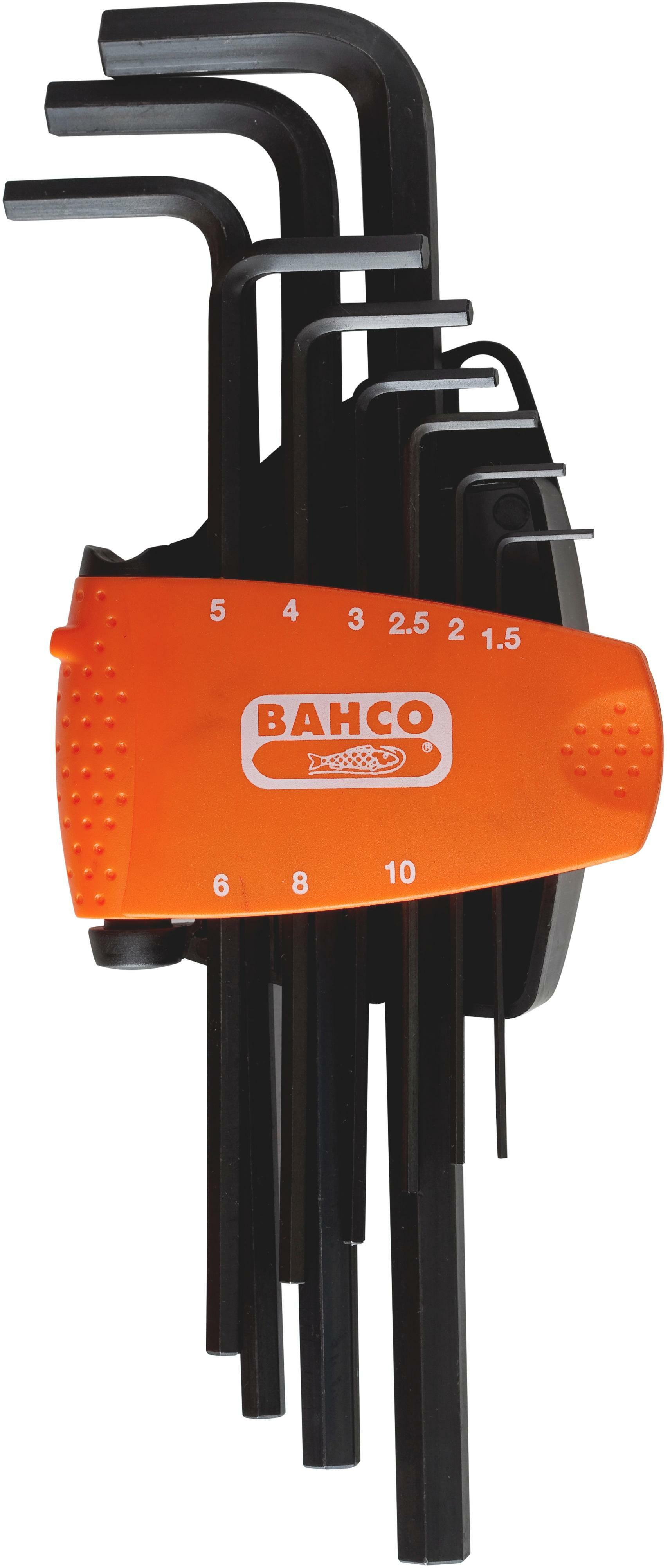 BAHCO BE-9588 jeu de clés à douilles hexagonales longues phosphatées ...