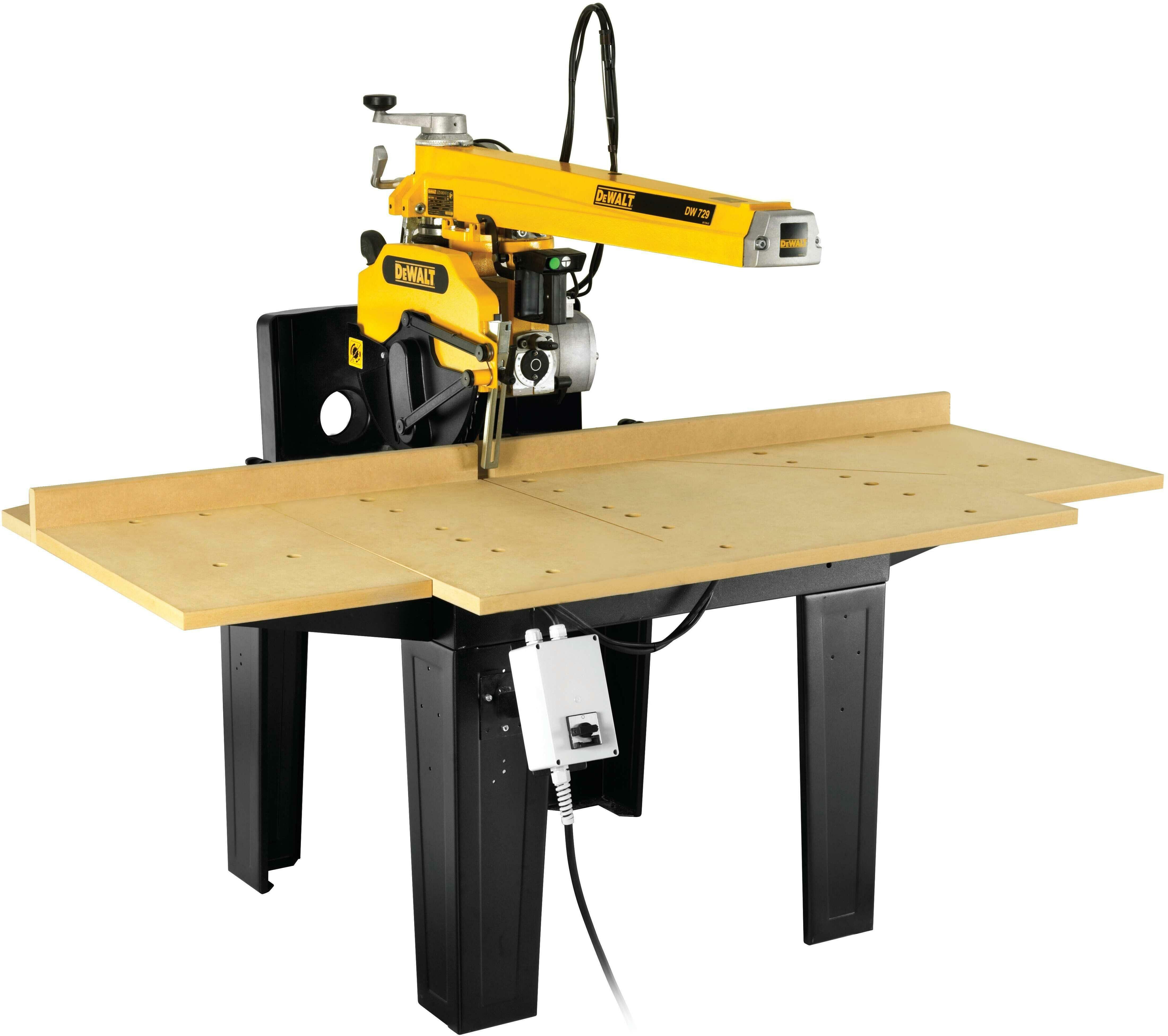 DEWALT DW729KN XS radial arm saw 350mm 4000 W 3 phase 400V Klium
