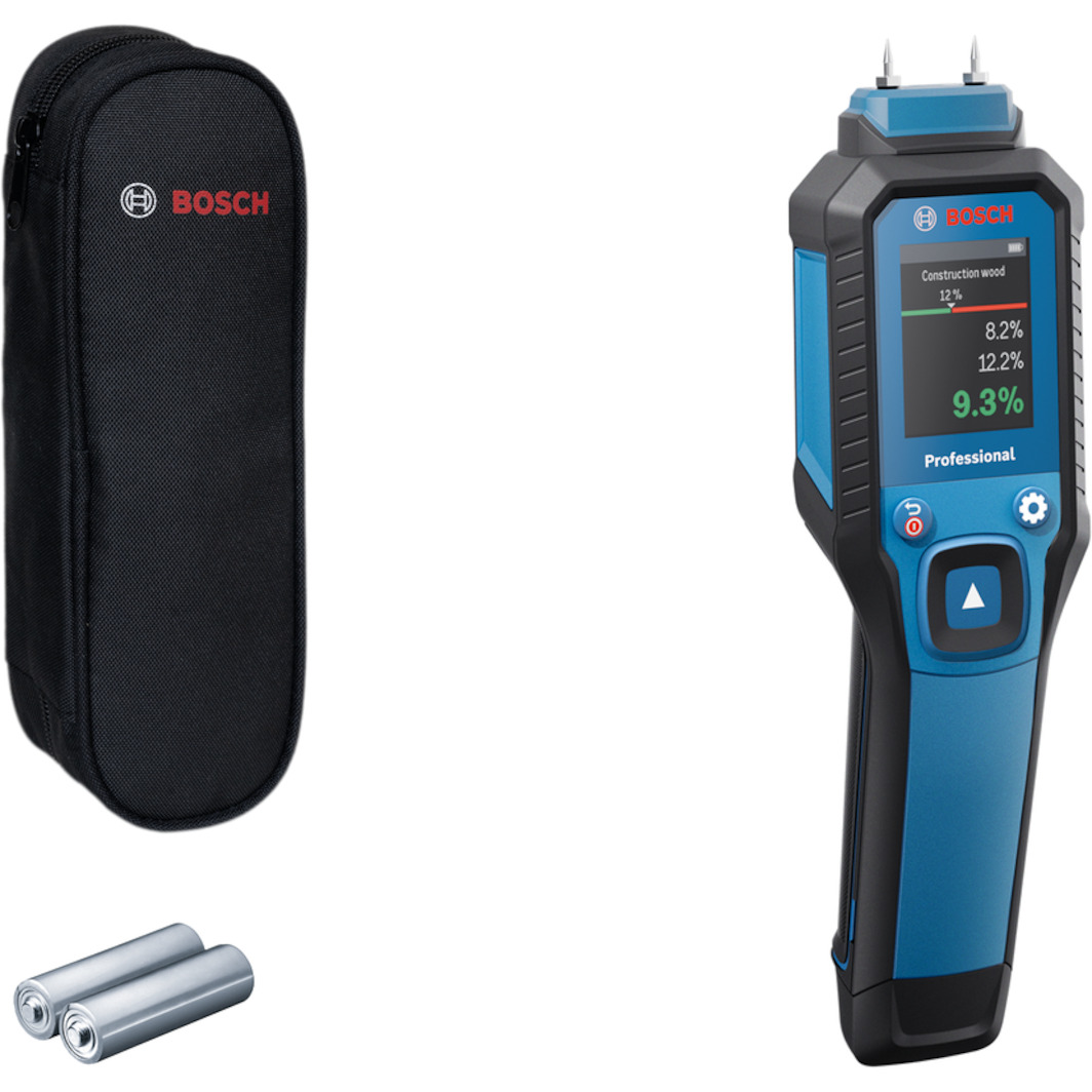 BOSCH GMP 1-13 humidity meter in case (2x AA battery) - 0601078000 | Klium