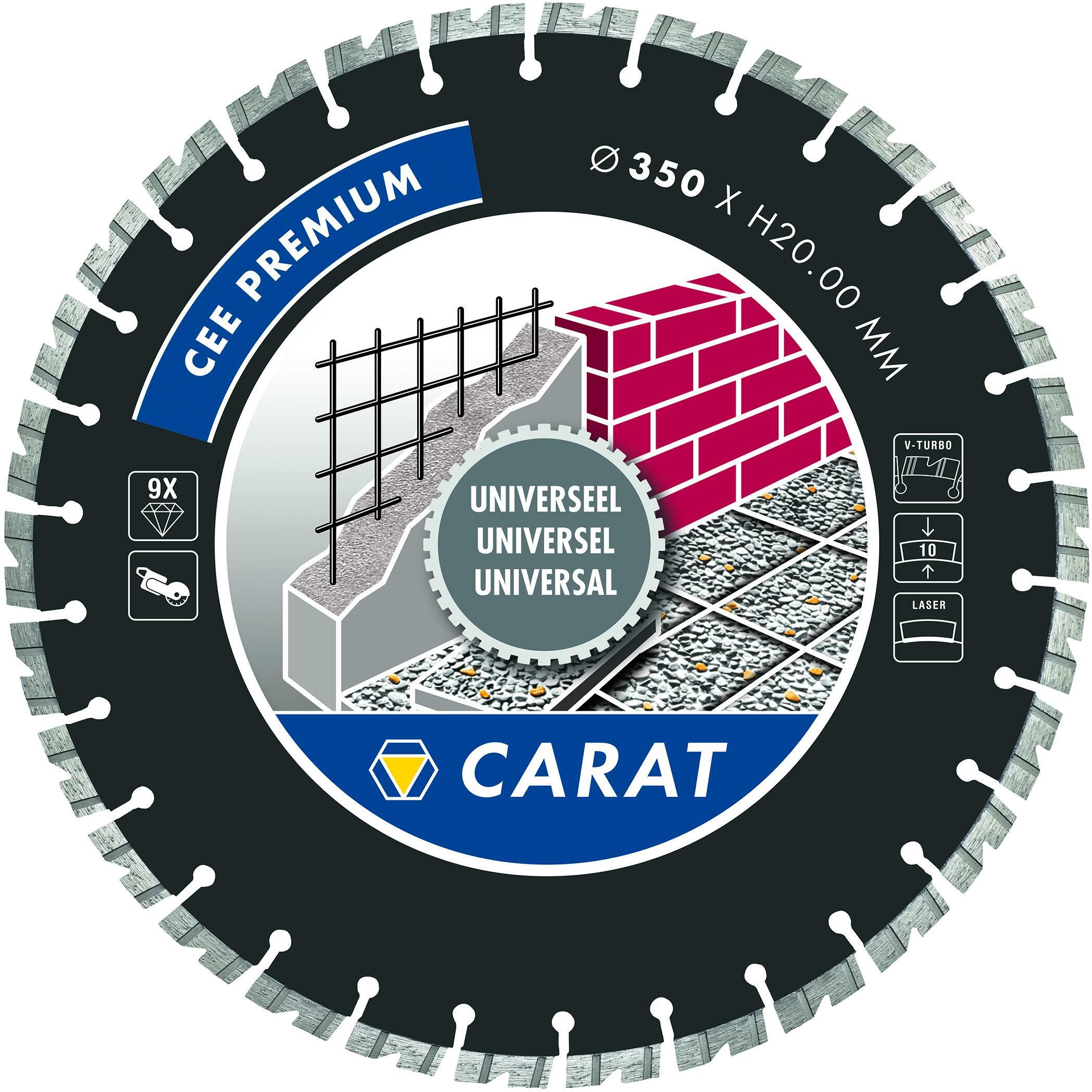 CARAT CEE4002015 CEE Premium diamond wheel universal 400 x 20mm | Klium