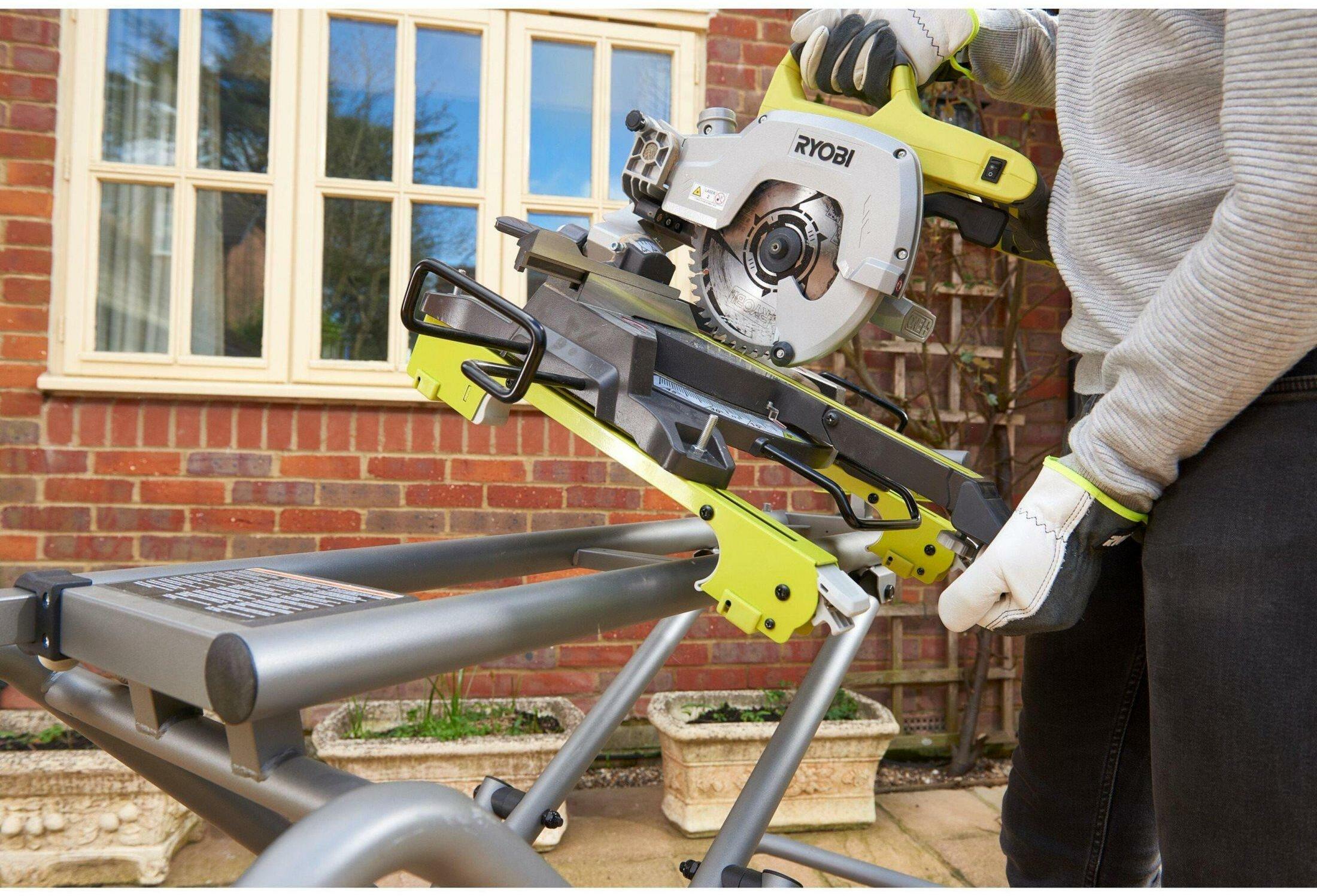 RYOBI RLSW01 stand with wheels for cross cut saw 5133004826 Klium
