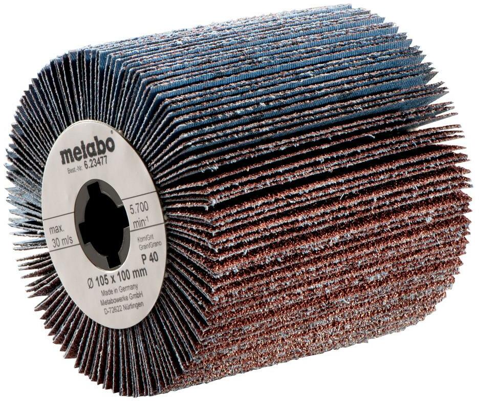 METABO 623477000 flap sanding roller 105x100 mm, grit 40 | Klium