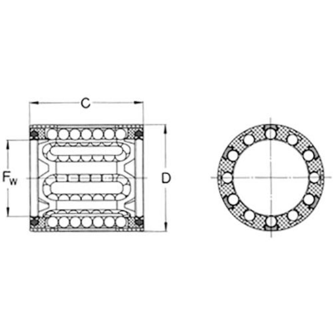 SCHAEFFLER LBBR 20-2LS ball bush - 305427547-0000-10 | Klium