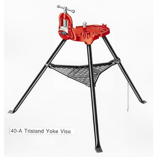 RIDGID 40A pioneer workbench with opening pipe clamp 1/8"-2 1/2" (3-60 ...