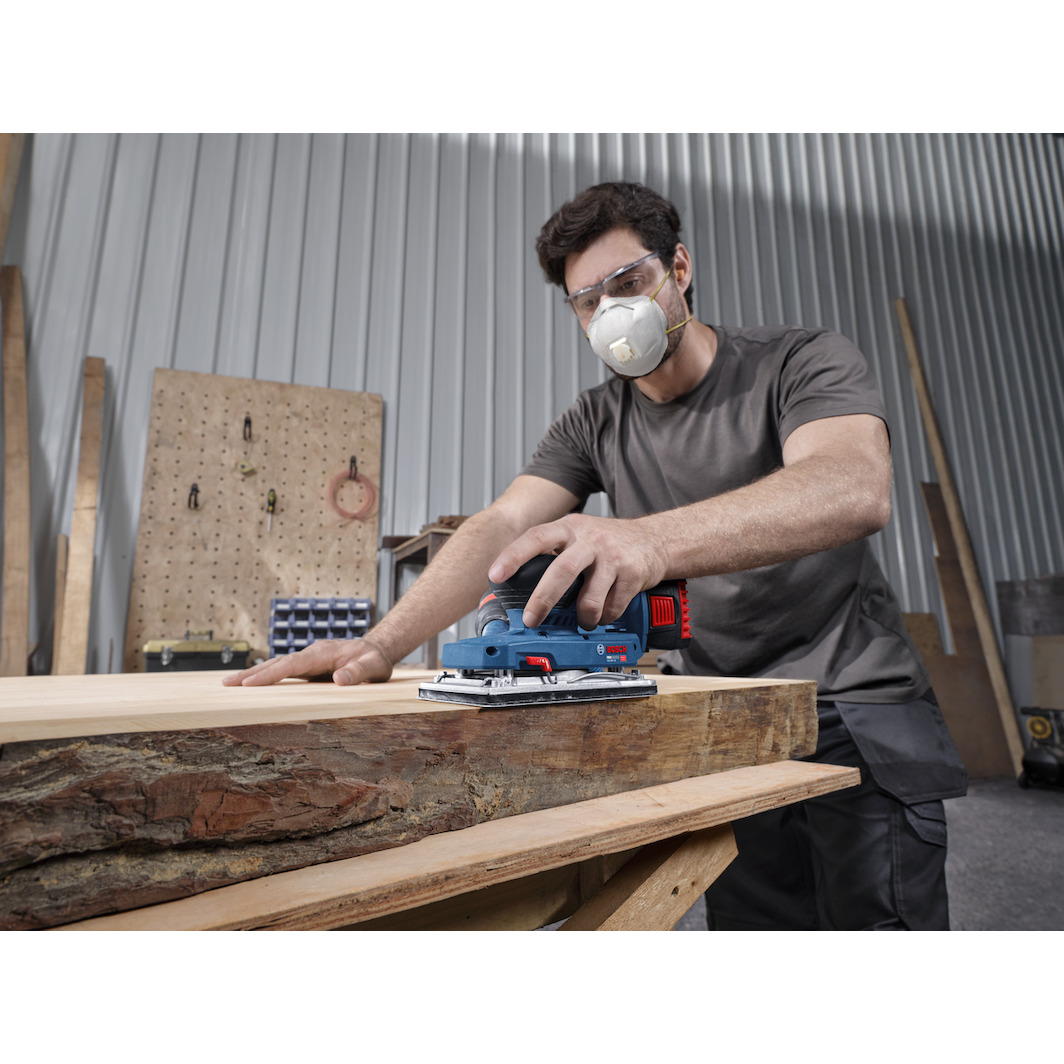 BOSCH GSS18V-18 cordless orbital sander in L-BOXX 162 (without battery ...