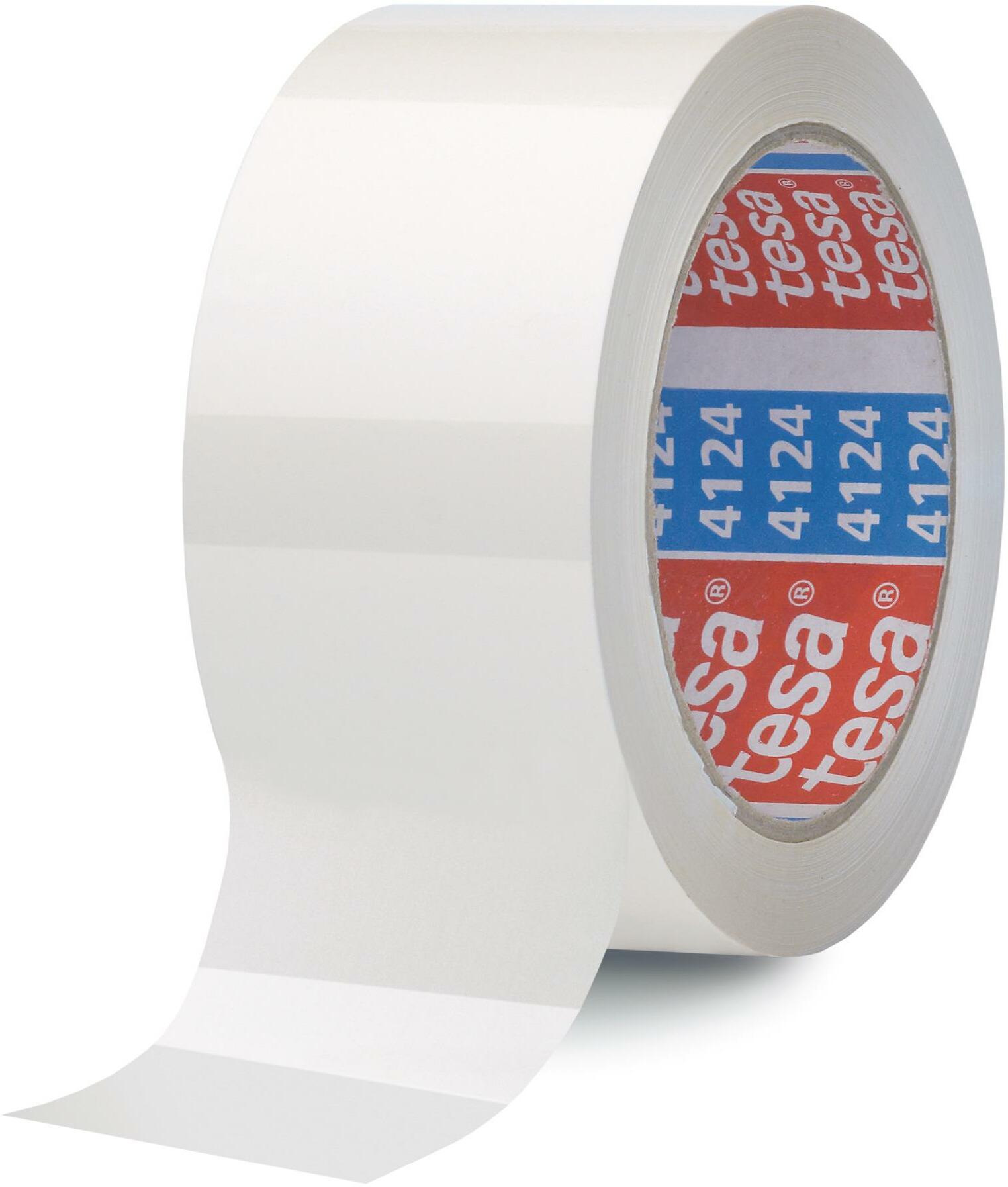 TESA 4124 pvc packaging tape premium white 12mm x 66m - 04124-00045-00 ...
