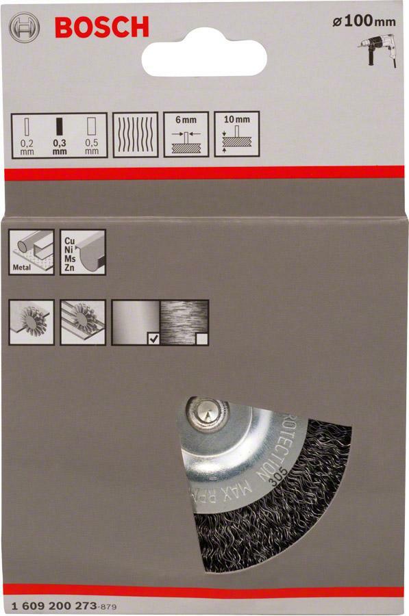 BOSCH 1609200273 disc brush 100 x 0.3 mm