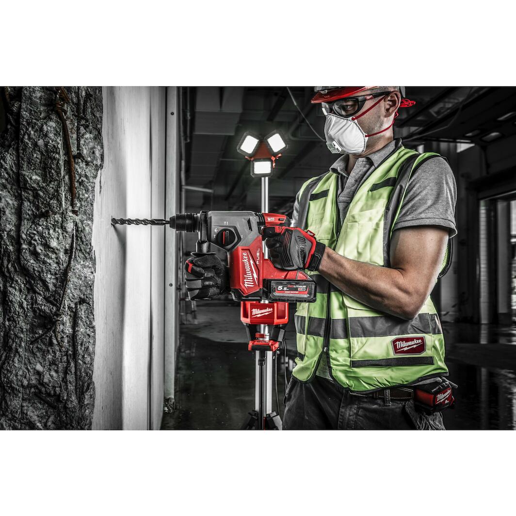 MILWAUKEE M18 FHX-552X FUEL cordless combi hammer SDS-Plus FIXTEC with ...