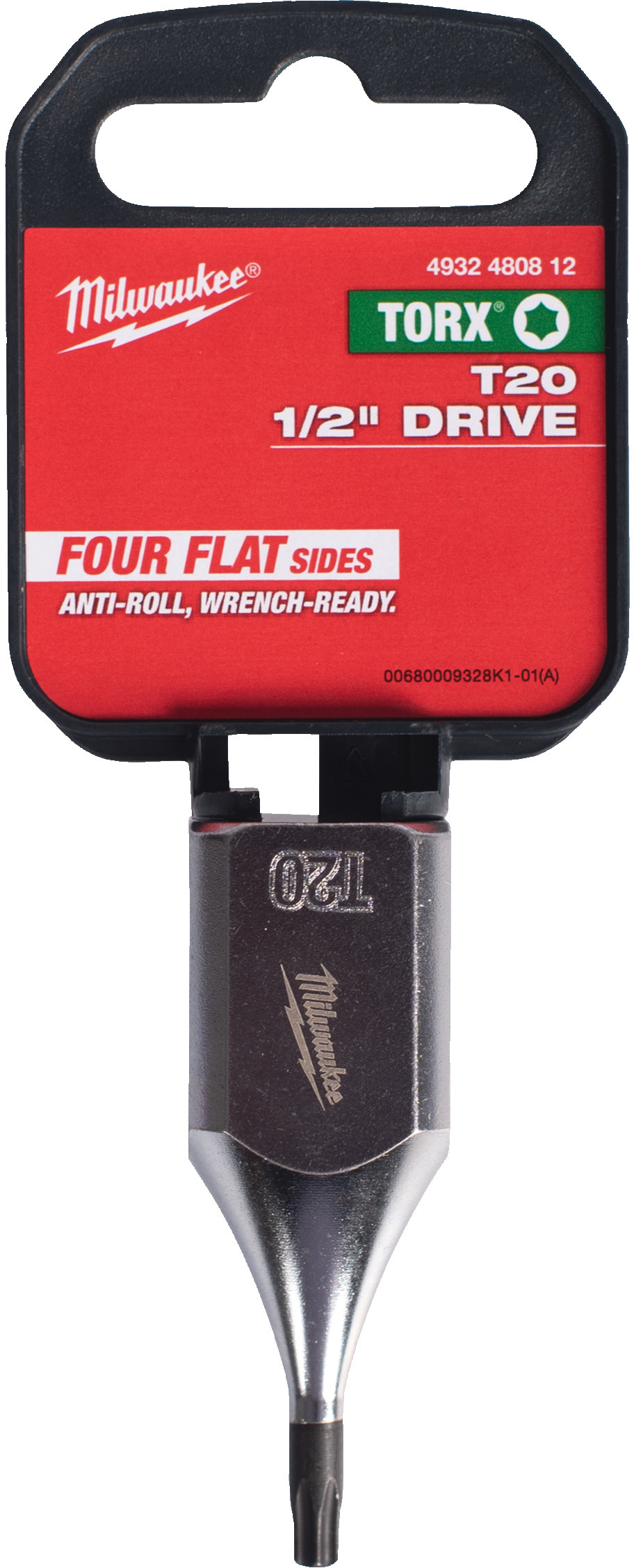 MILWAUKEE 4932480812 cap 1/2" FOUR FLAT Torx 20 mm | Klium