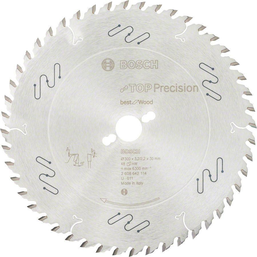 BOSCH 2608642114 circular saw blade Top Precision Best for Wood, 300 x ...