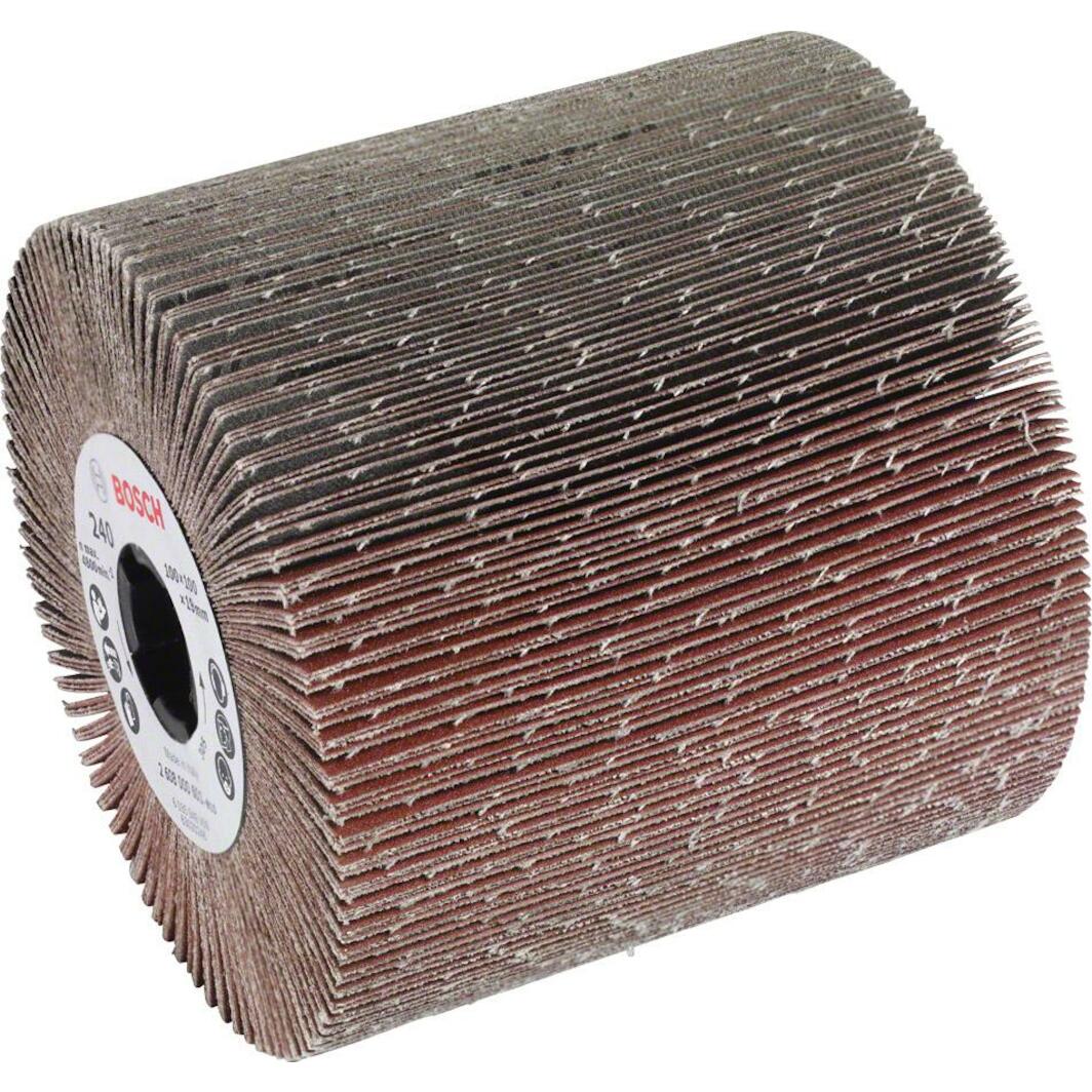 BOSCH 2608000601 Flap sanding roller 19 x 100 x 100 mm, grit 240 | Klium