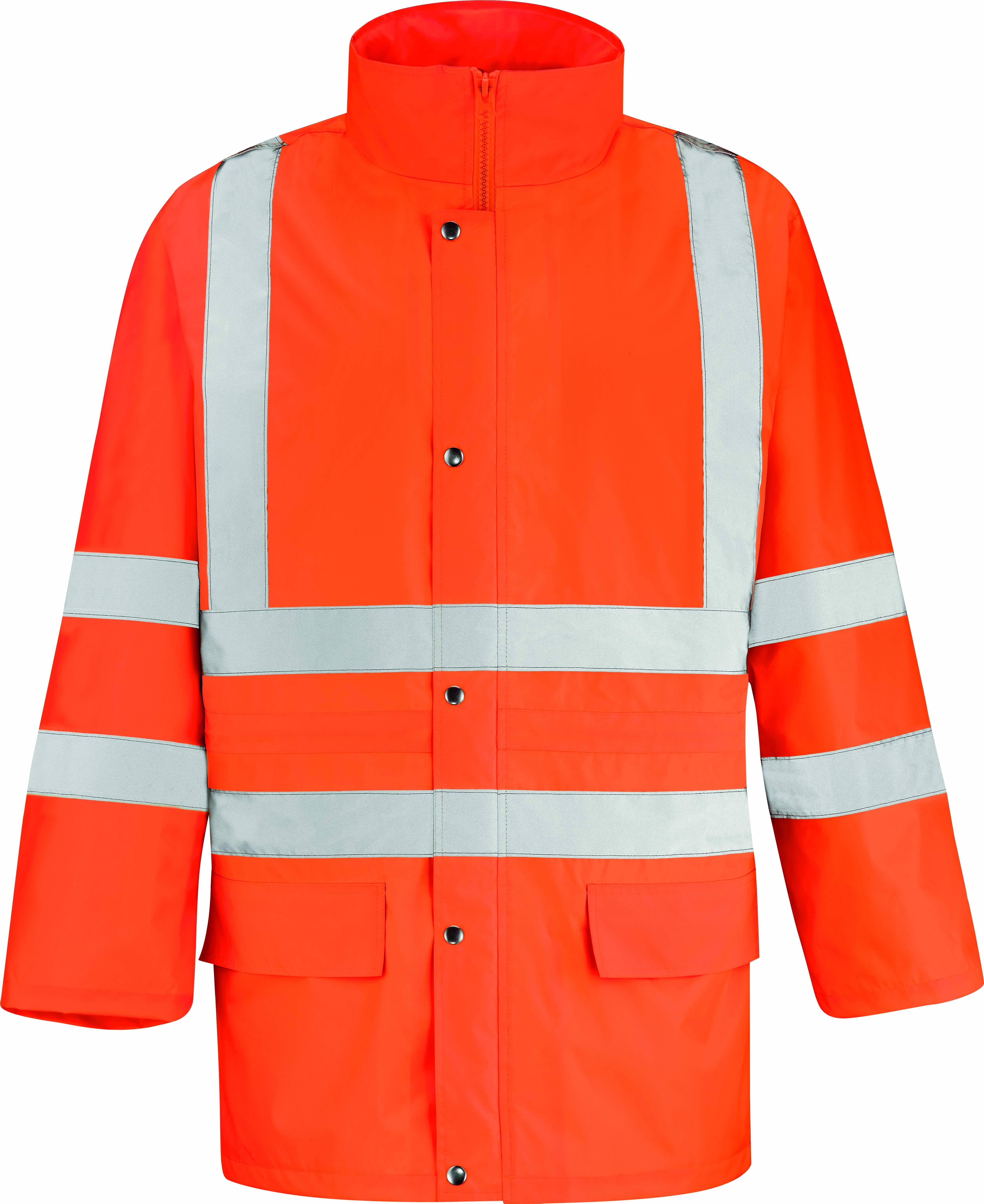FIRST P70WX2B high-visibility mackintosh class 3 (fluorescent orange ...