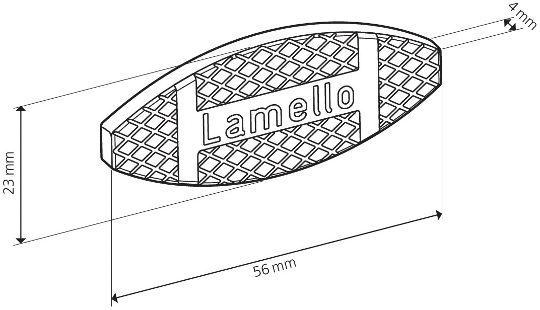 LAMELLO 144020 wooden slats size 20 (1000 pcs) | Klium