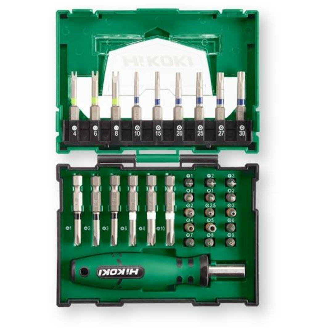 HIKOKI 40030023 BOX II safety bit set 31-piece | Klium