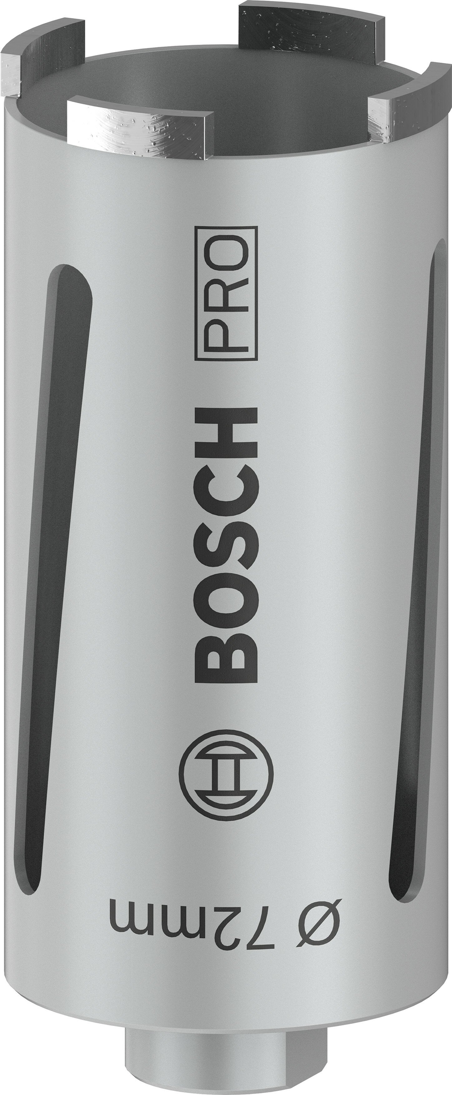 BOSCH 2608587323 diamond core cutter for dry drilling G 1/2" 72 x 150 x ...