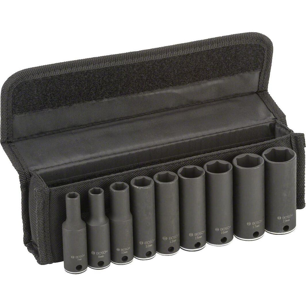 BOSCH 2608551099 Impact Control power socket set 63 mm 9-piece | Klium