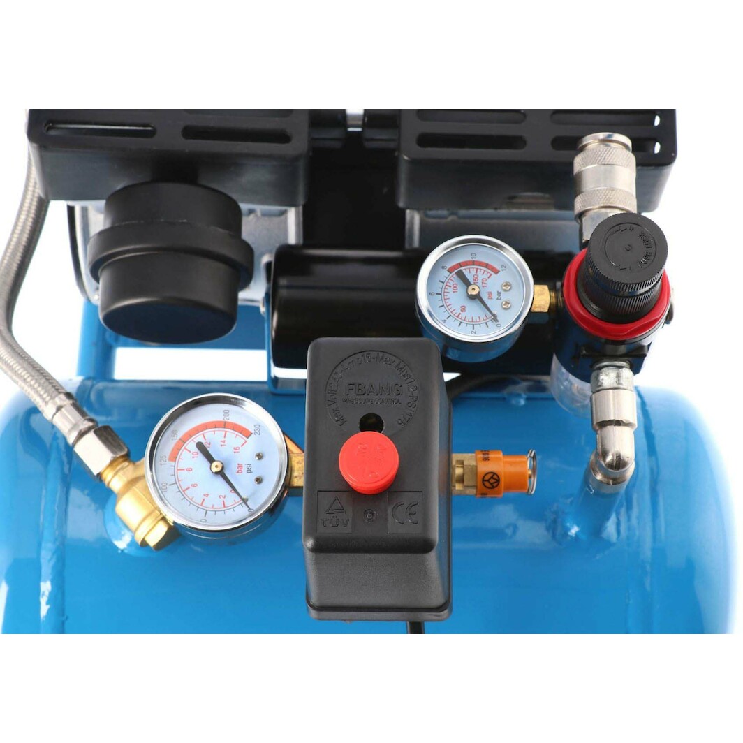 AIRPRESS L 6-95 quiet oil-free compressor 8 bar 0.71 hp/0.52 kW 25 l ...