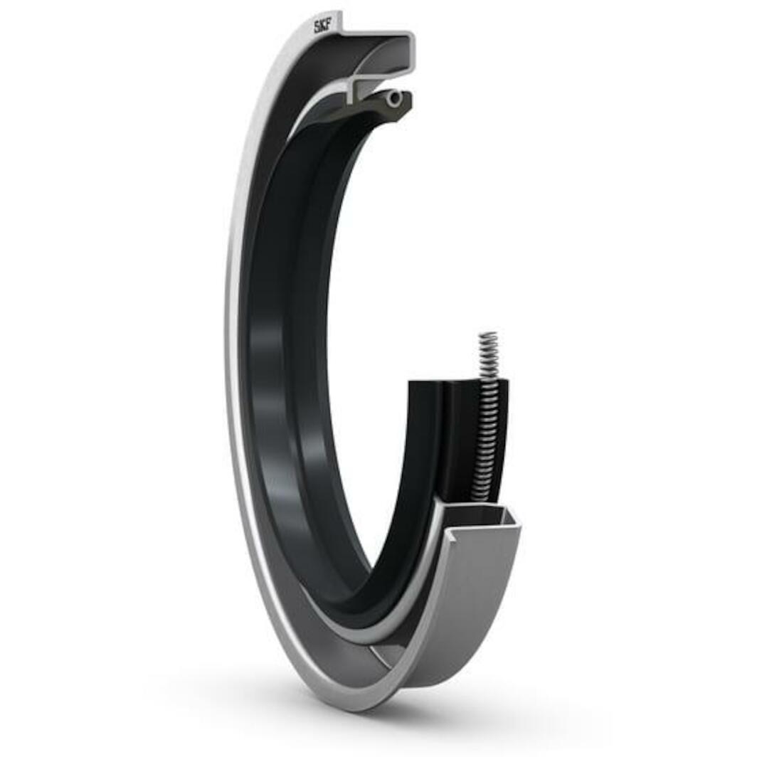 SKF 28720 radial shaft seal with metal housing and double sealing lip ...