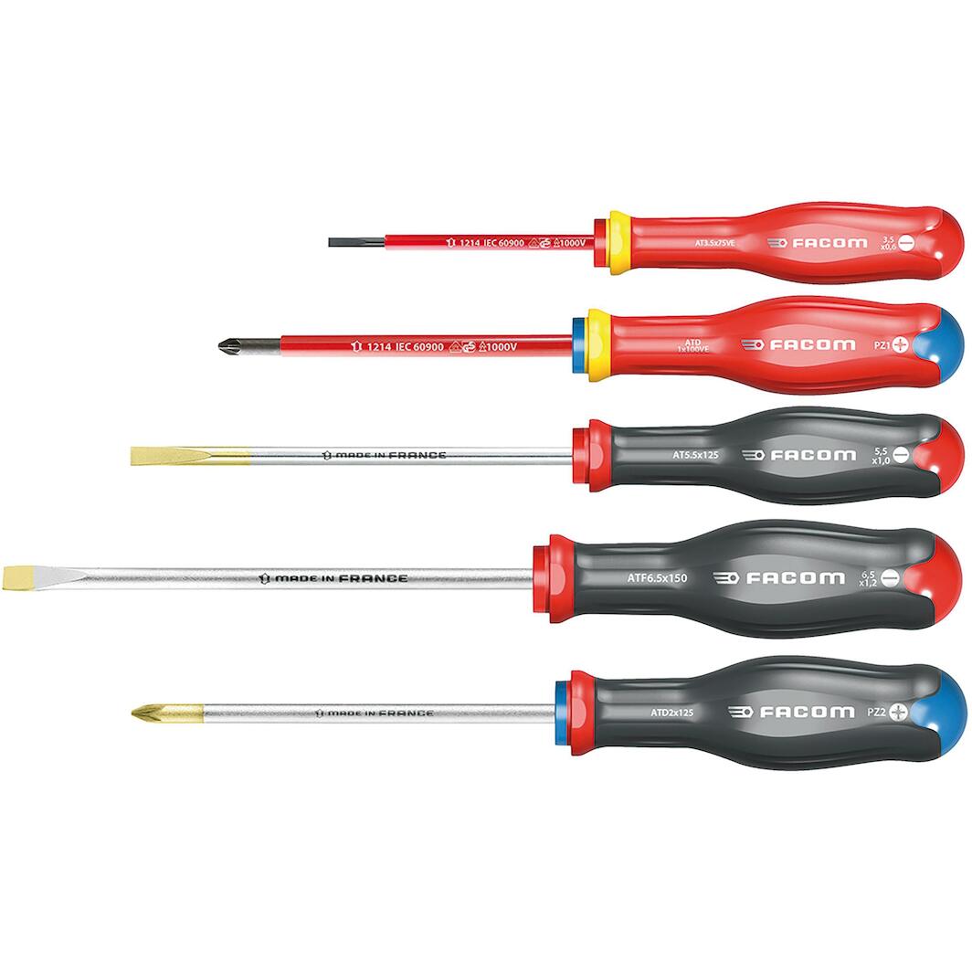 FACOM AT.J5VEPB ProTwist screwdriver set 1000V 5-piece | Klium