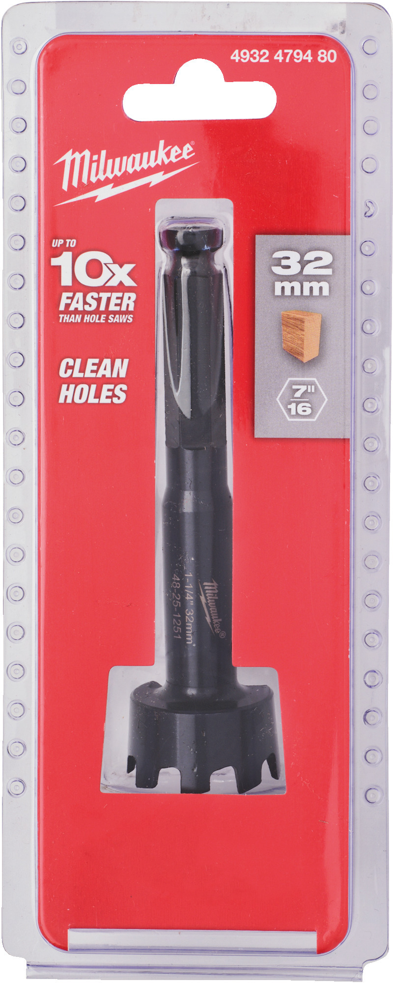 MILWAUKEE 4932479480 self-feeding drill bit 32mm | Klium