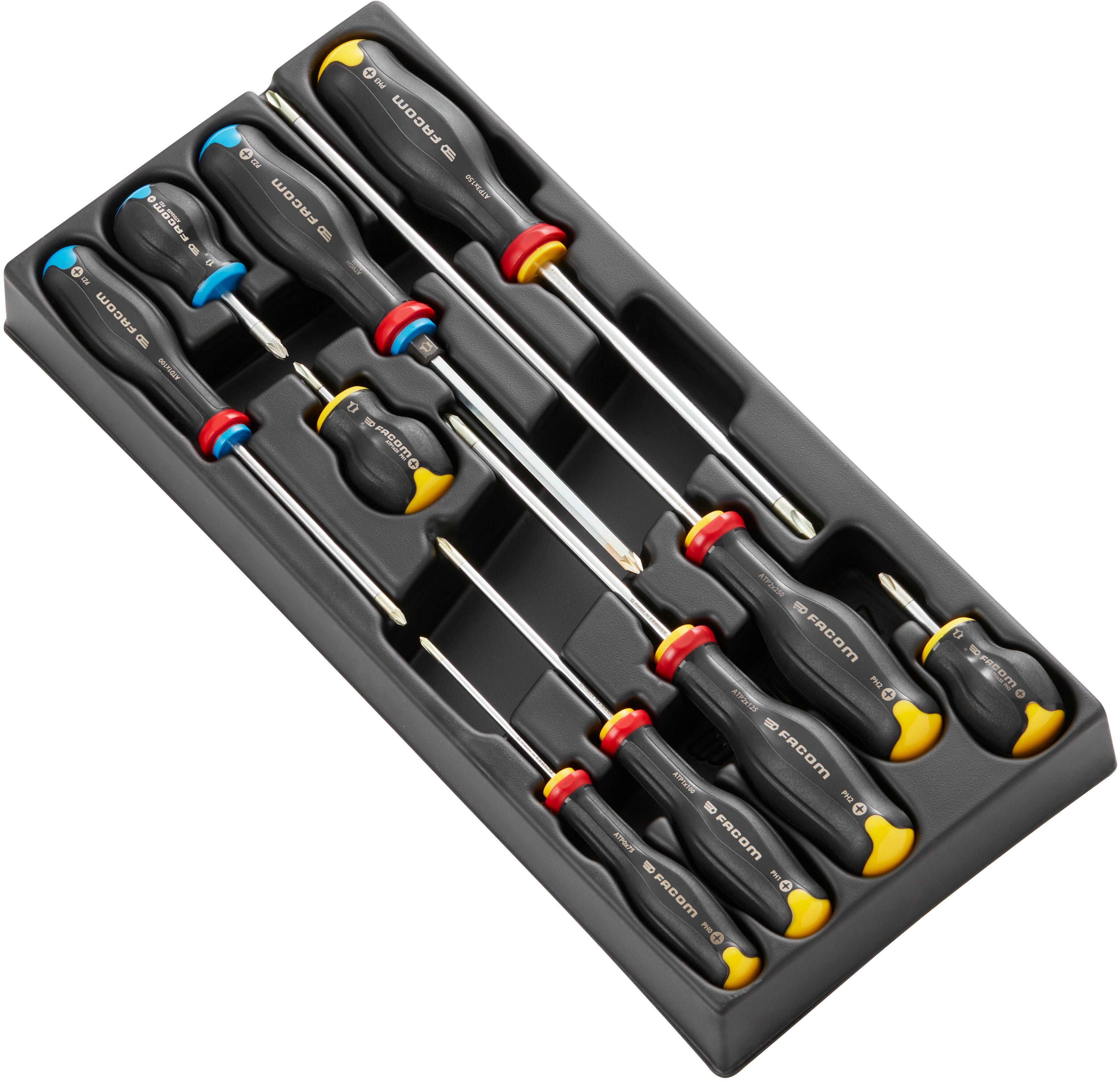 FACOM MOD.AT5PB ProTwist screwdriver set module 10-piece | Klium