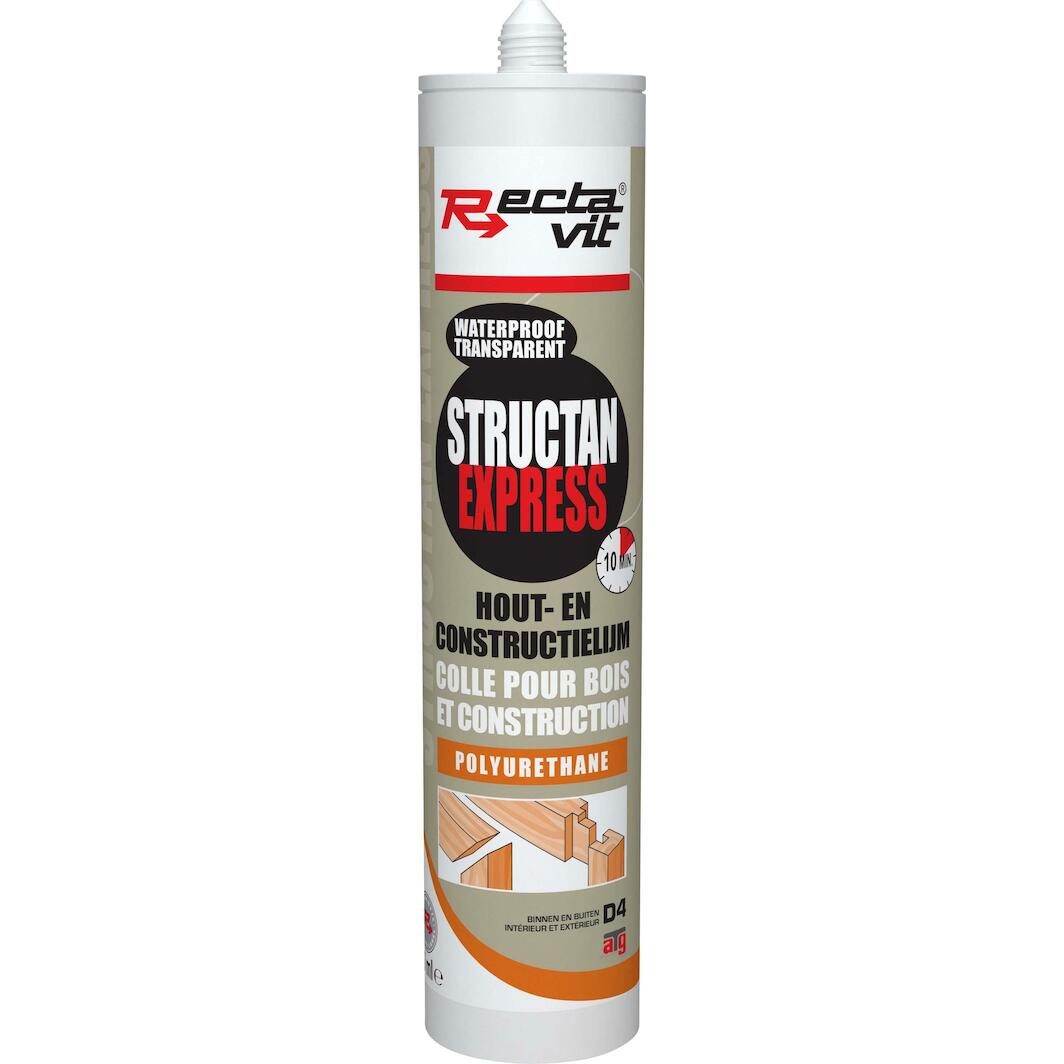 RECTAVIT Structan Express wood glue transparent (310 ml) - 114300 | Klium