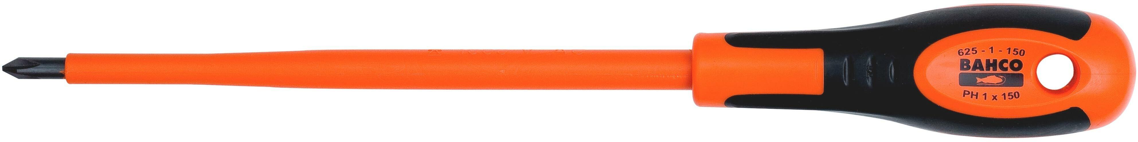 BAHCO 625-2-175 screwdriver insulated VDE with multi-component handle ...