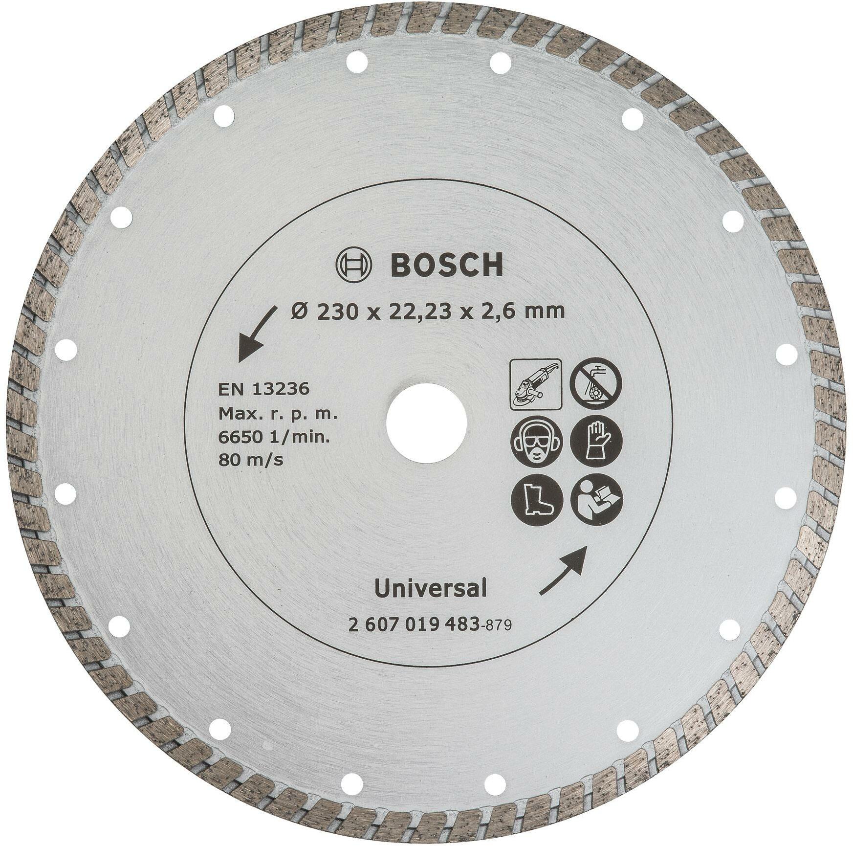BOSCH 2607019483 diamond cutting disc Turbo 230 mm | Klium