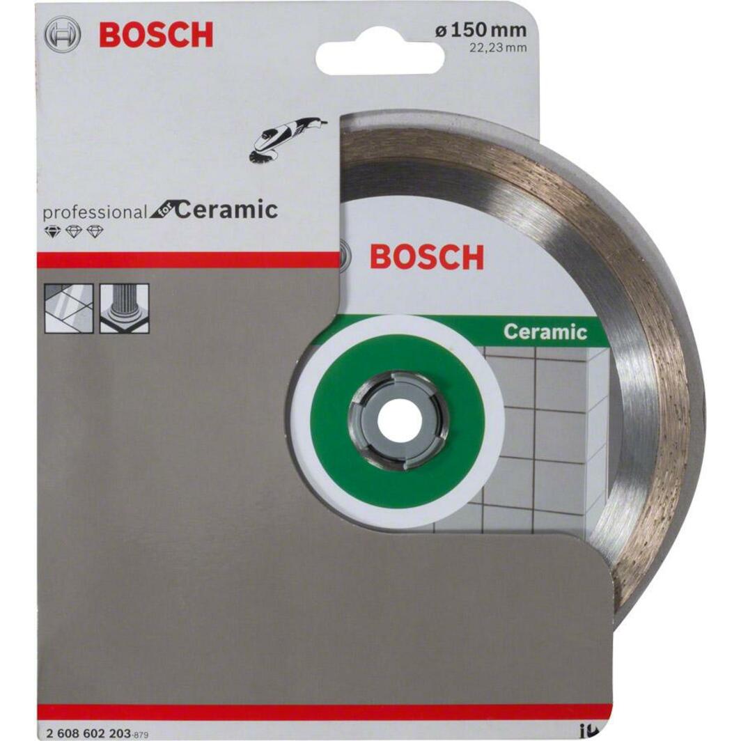 BOSCH 2608602203 diamond cutting disc Standard for Ceramic 150 x 22,23 ...
