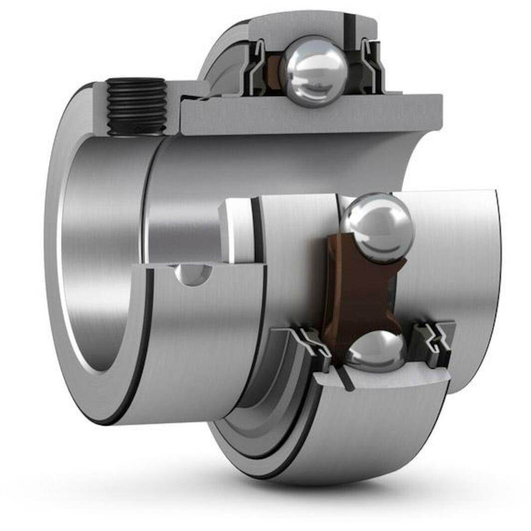 SKF YEL 208-2RF/VL065 Y insert bearing cylindrical with eccentric ring ...