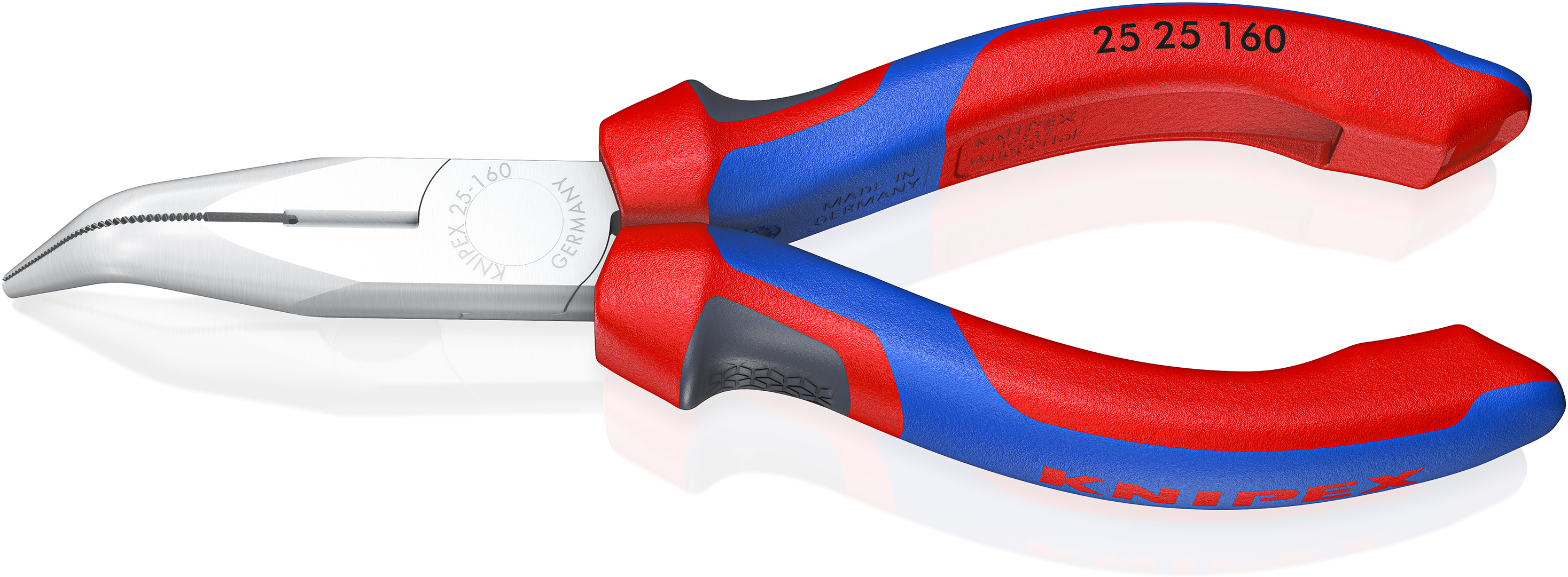 KNIPEX 25 25 160 flat tip pliers with side cutter (radio pliers) with ...