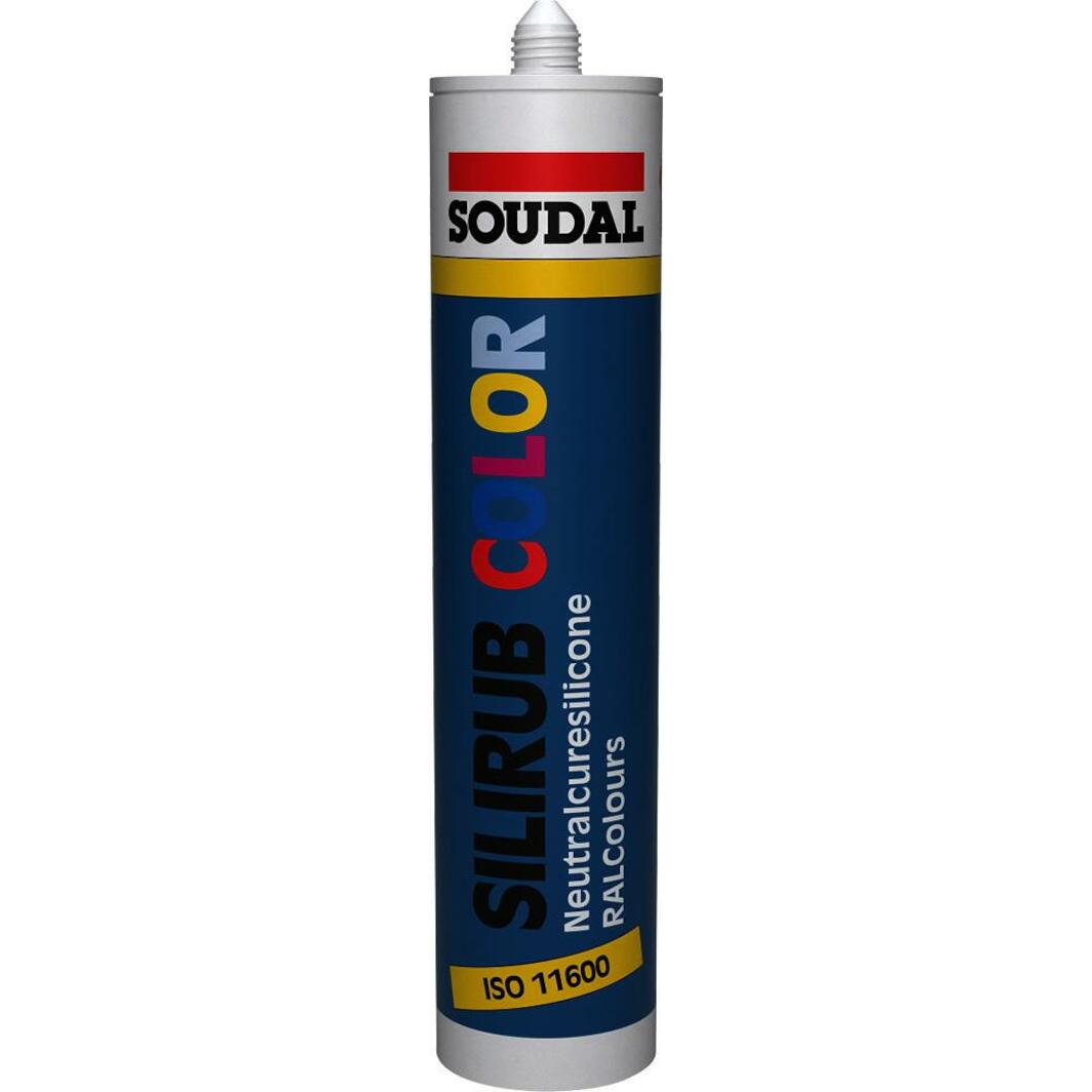 SOUDAL Silirub Color neutral silicone RAL 7030 Stone grey (310 ml ...