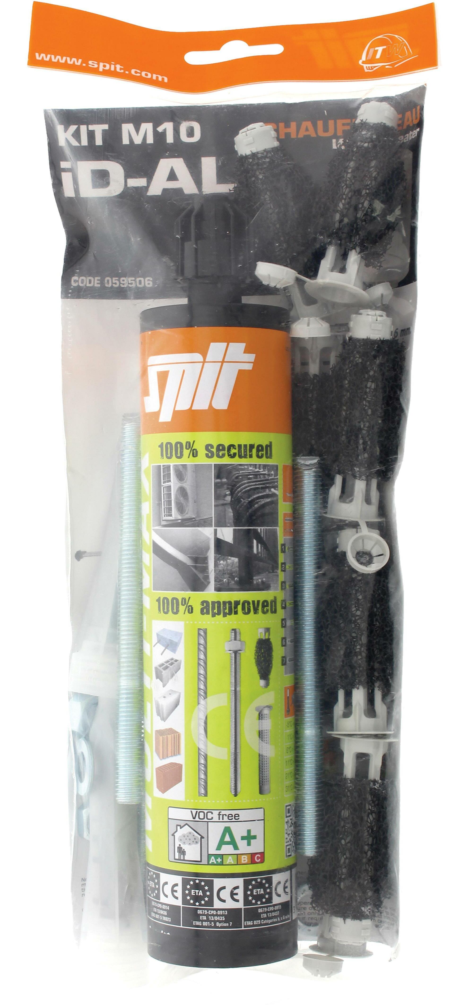 SPIT Multi-Max injection mortar 410 ml (15 pcs) + injection gun in box ...