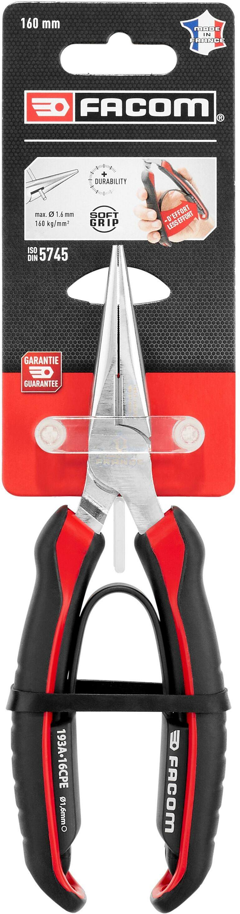 FACOM 193A.16CPEPB pliers with short semi-circular jaws | Klium