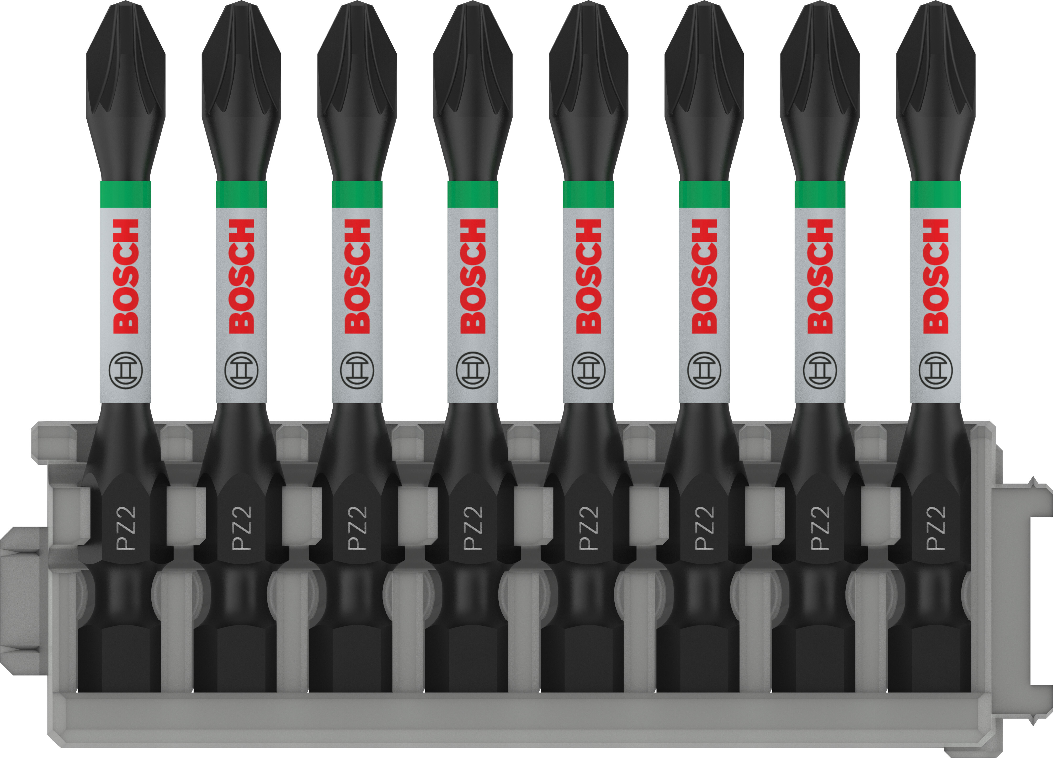 BOSCH 2608522331 screwdriver bit Impact Control PZ2, 50 mm (8 pcs) | Klium