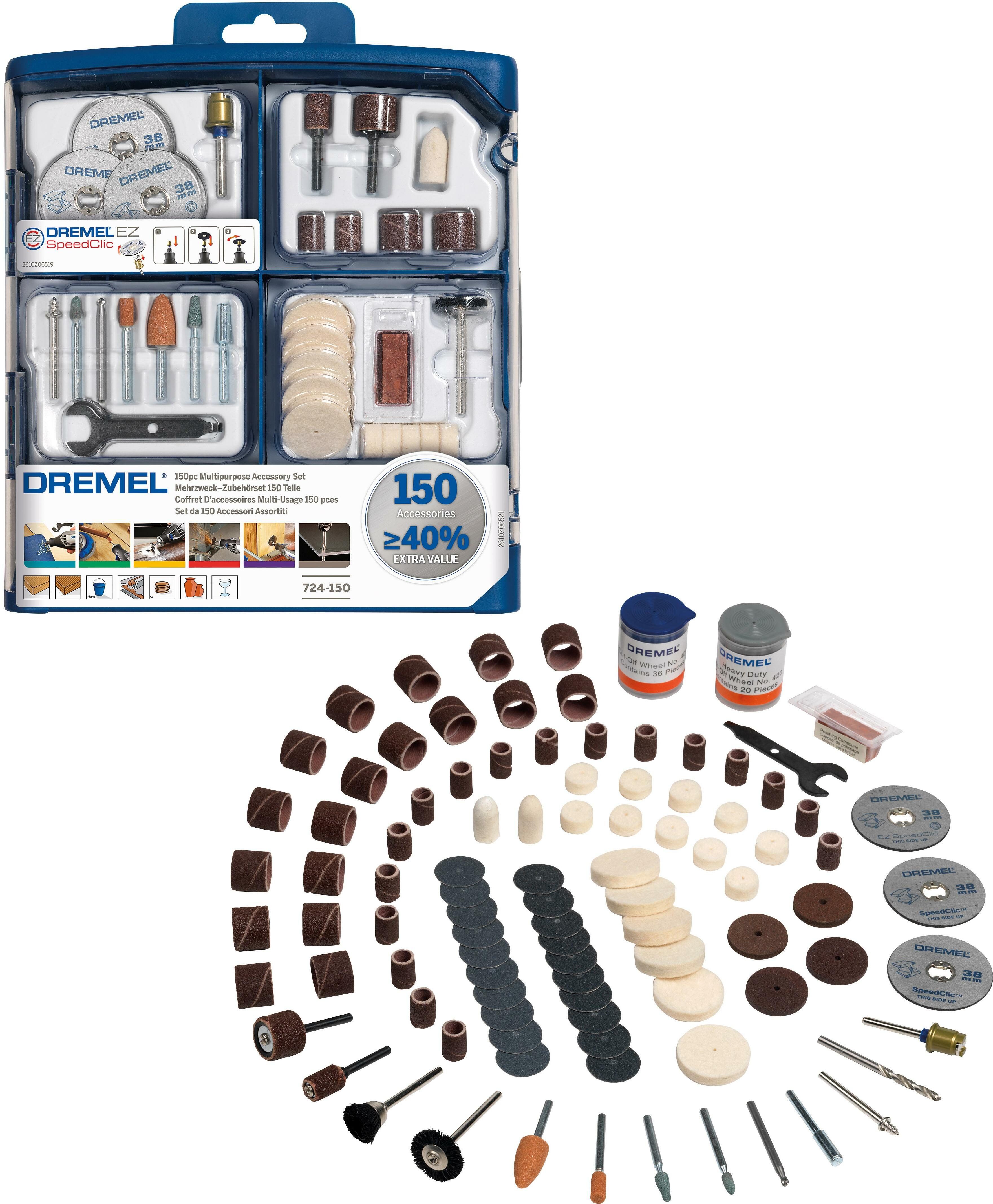 DREMEL S724JA multi set 150-piece - 2615S724JA | Klium